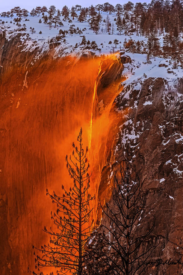 Yosemite Firefall (Horsetail Fall) | James Mead Photography Fine Art ...